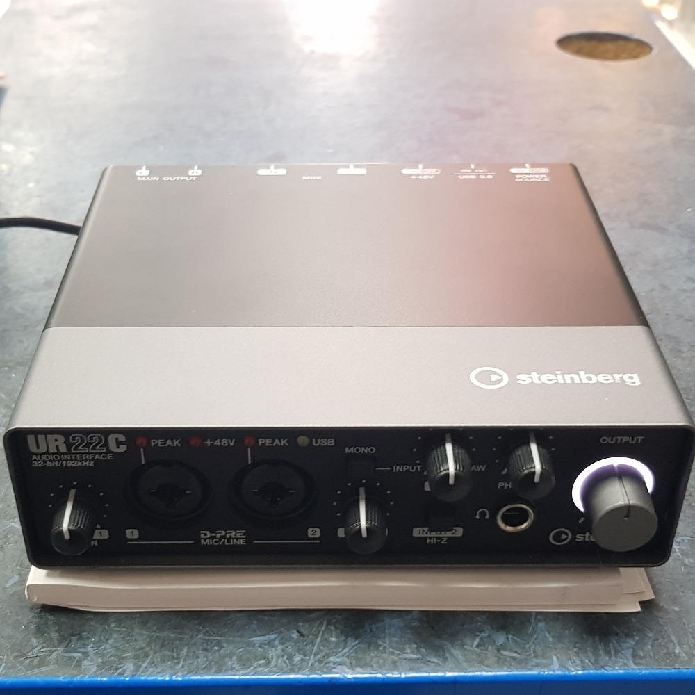 Pre-owned Steinberg UR22 MKII audio interface USB 2.0 MIDI 24-bit/192 ...